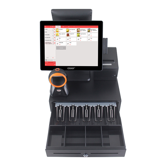 GS-A2 POS Terminal Touch All-In-One Machine 15'' POS System Hardware